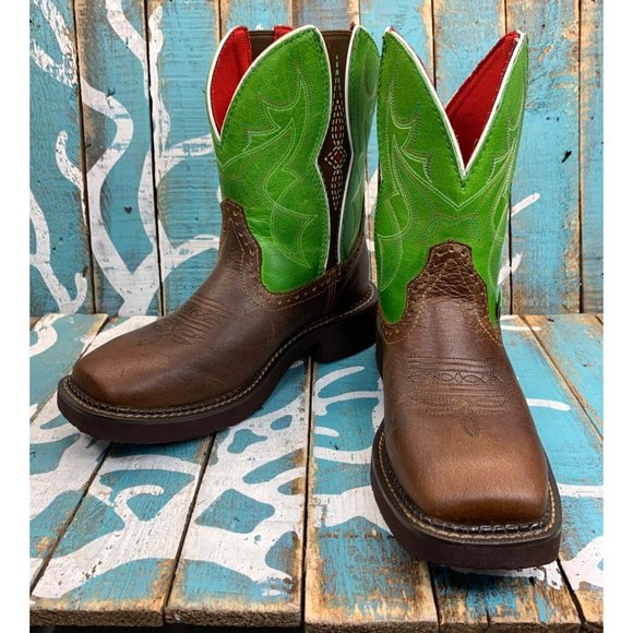 Justin Boots | Shoes | Justin Ladies Boots L965 8 Mandra Green With Gore Leather Size 55b Lnc ...